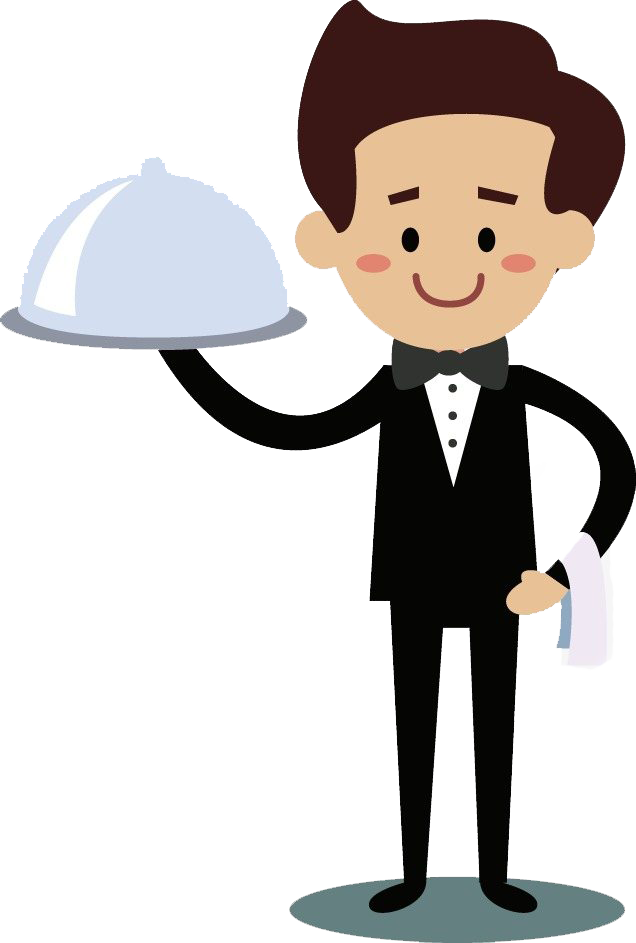Download Female Waiter Png Free Download - Waiter Clipart Png ...