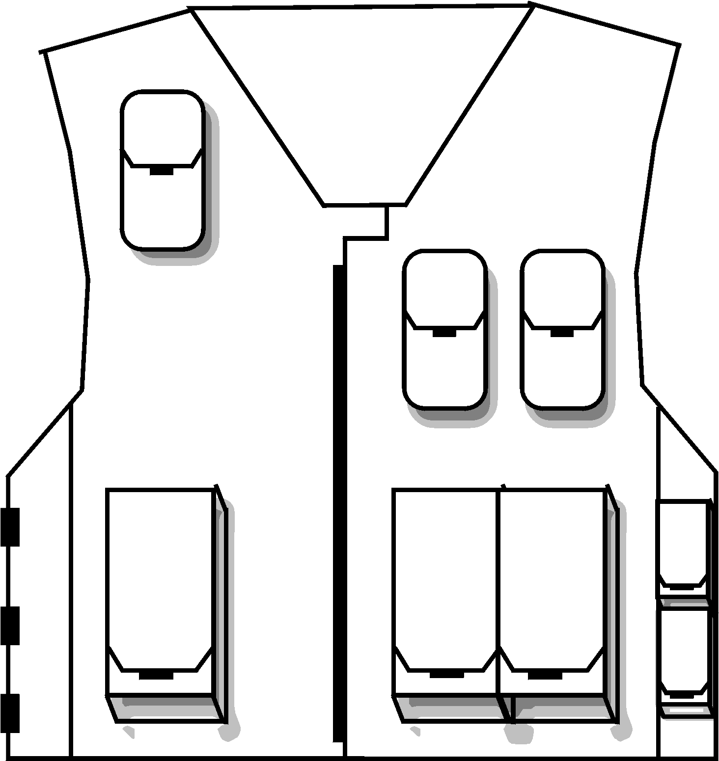 Transparent Bullet Proof Vest Clipart - Png Download - Full Size ...