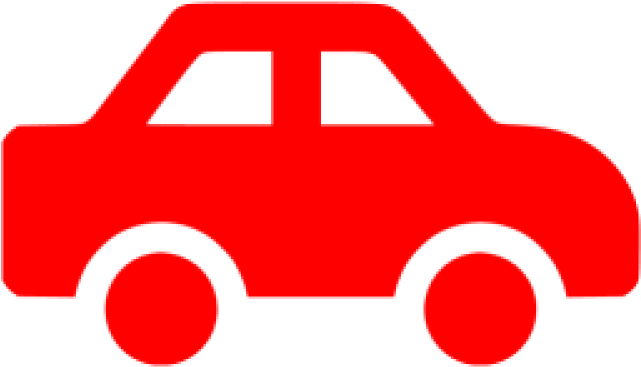Red Car Icon Transparent Clipart - Full Size Clipart (#5449850 ...
