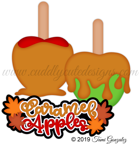 Caramel Apples Clipart - Full Size Clipart (#5451780) - PinClipart
