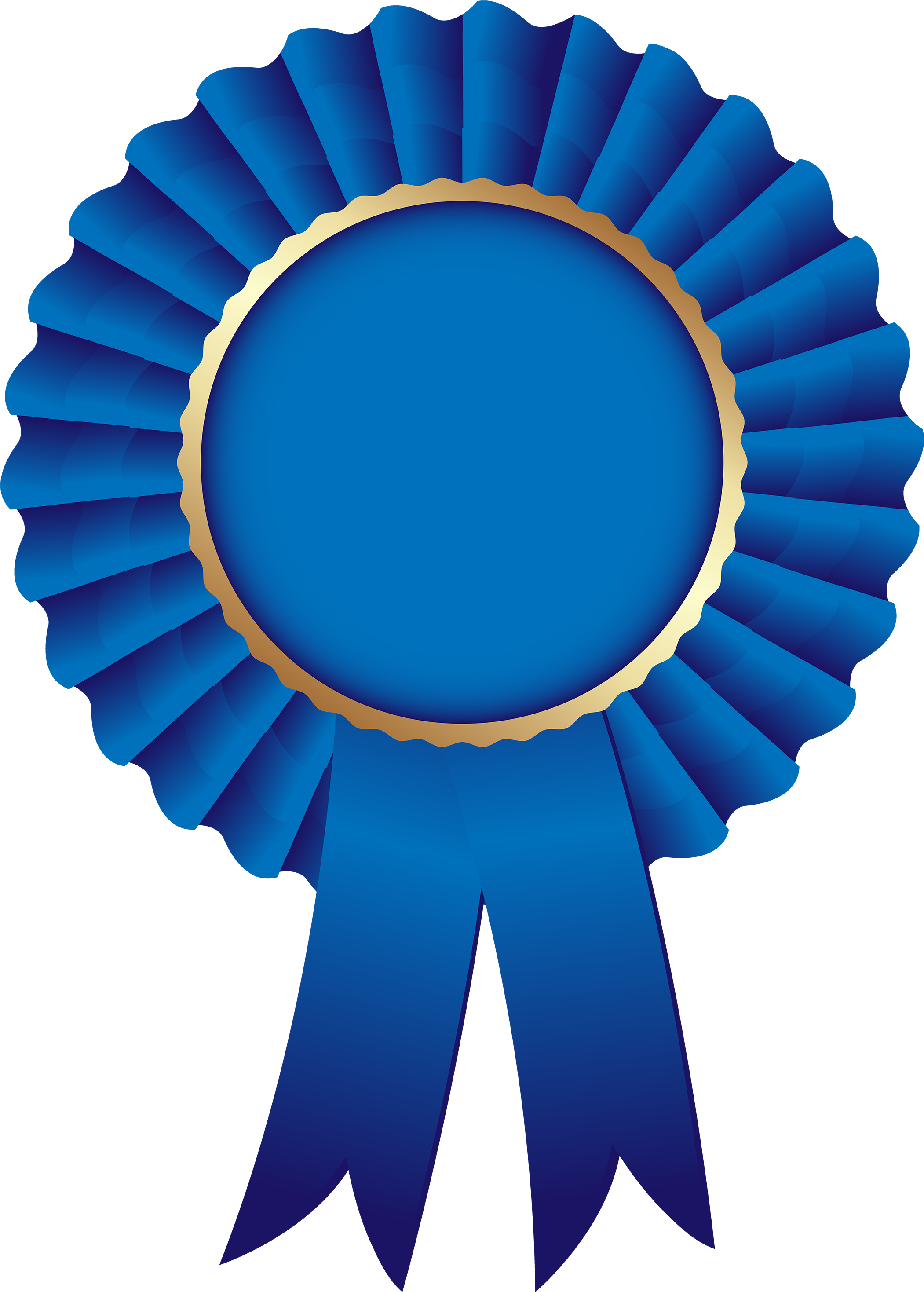 Download Blue Ribbon Clipart - Rosette Blue Ribbon Png Transparent Png ...