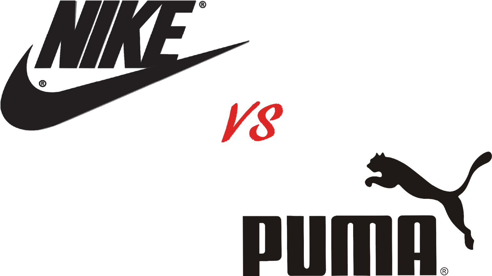 Nike Vs Puma Clipart - Full Size Clipart (#5452712) - PinClipart
