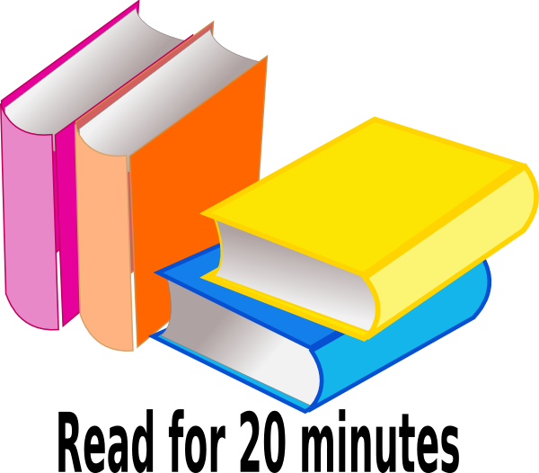Transparent To Read Clipart - Read For 20 Minutes Clipart - Png ...