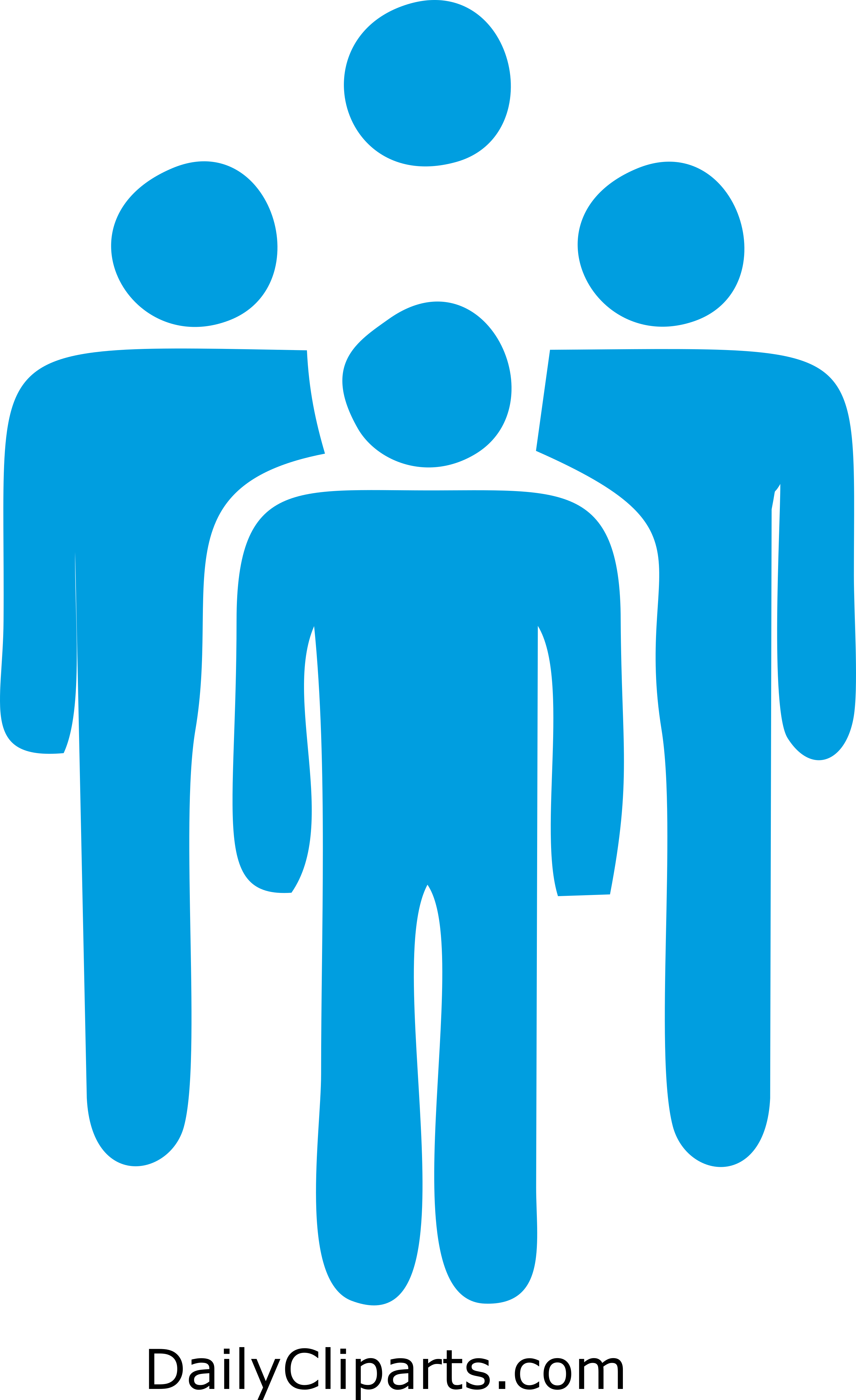 Download Group Of People Clipart Blue - Men And Women Icon Png ...