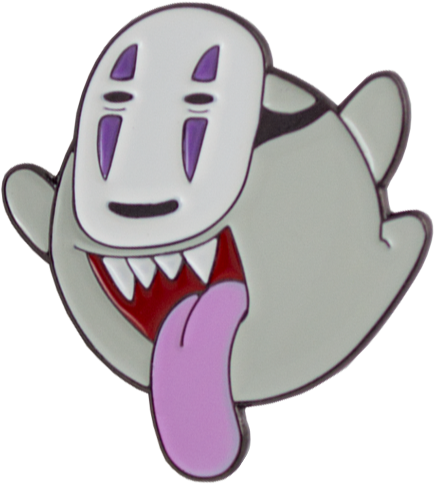 Mario Boo Png - Spirited Away Enamel Pins Clipart - Full Size Clipart ...