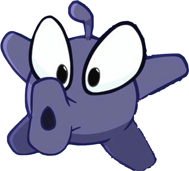 Boo Scaring Om Nom Copy - Boo Om Nom Run Clipart - Full Size Clipart ...