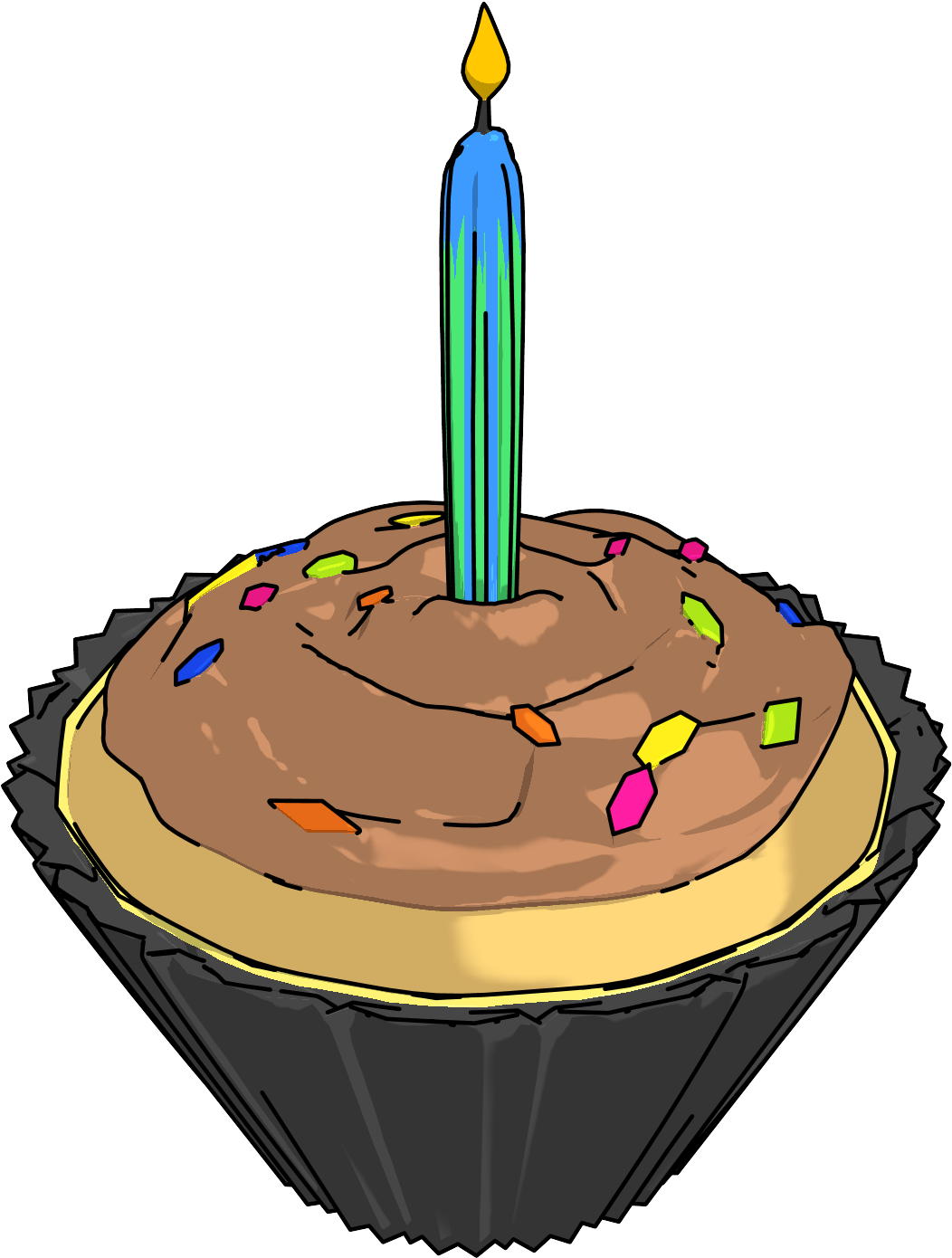 Birthday Party Cupcake Png Clipart - Cupcake Transparent Png - Full ...
