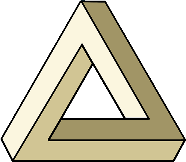 Download How To Draw Impossible Triangle - Impossible Triangle Drawing ...