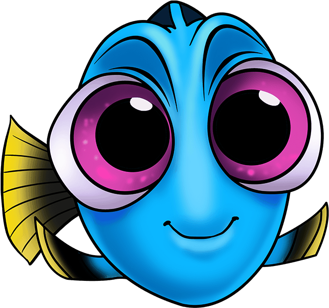 Download How To Draw Baby Dory From Finding Dory - Baby Dory Drawing ...