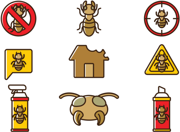 Termite Vector Icons - Termite Icons Clipart - Full Size Clipart ...