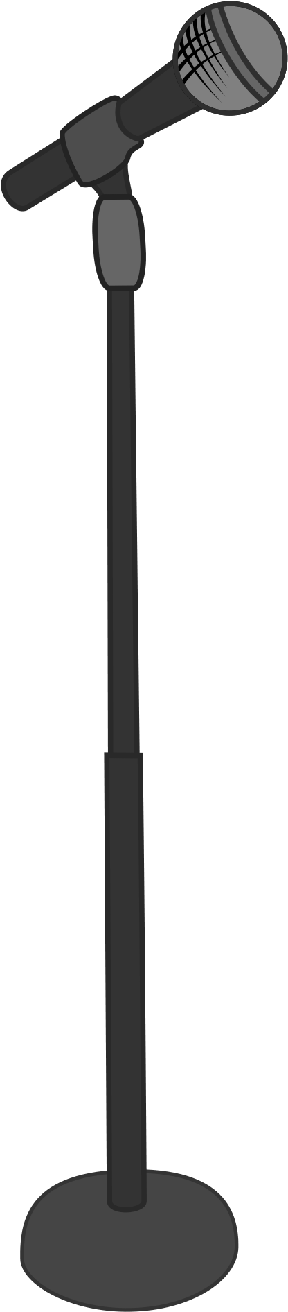 Download Images For Cartoon Microphone Stand - Microphone Stand Clipart ...