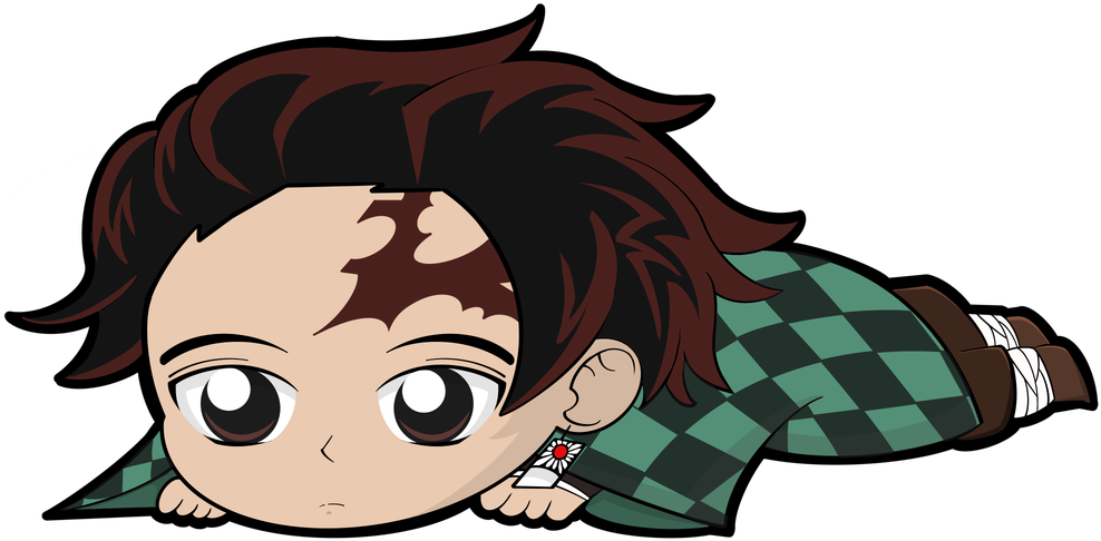 Lazy Tanjirou Demon Slayer - Demon Slayer Transparent Background ...