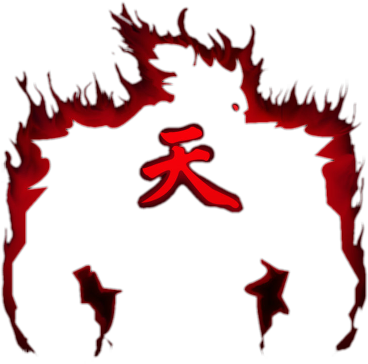 Akuma Png Png Download Ten Kanji- - Transparent Akuma Symbol Png ...