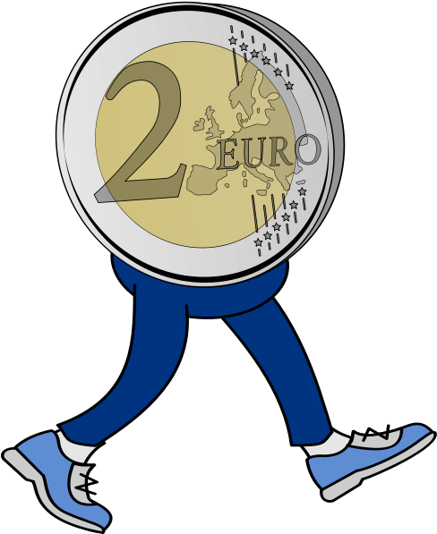 Walking Money Clipart - Full Size Clipart (#5470914) - PinClipart