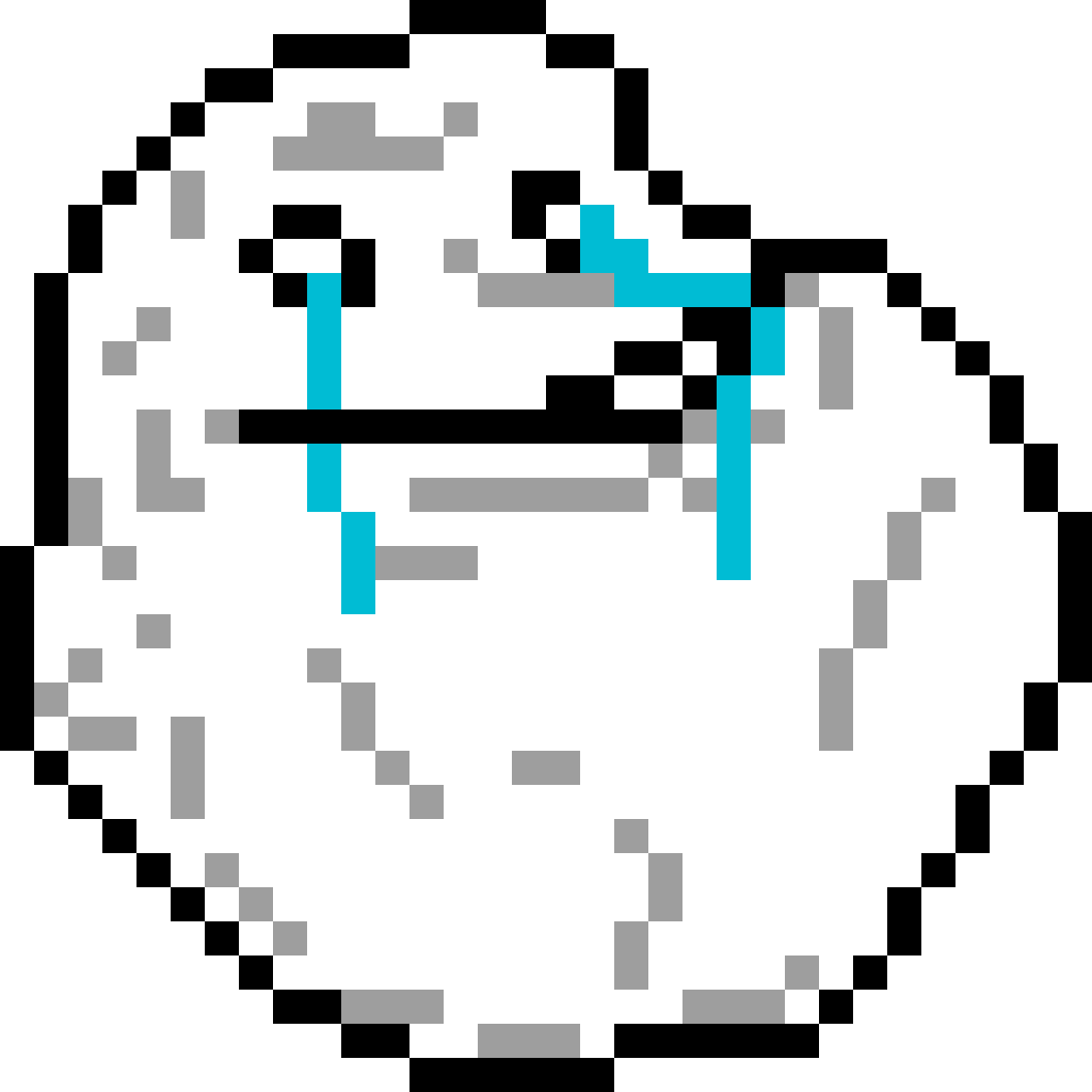 Forever Alone Meme - Easy Cute Pixel Art Minecraft Clipart - Full Size ...