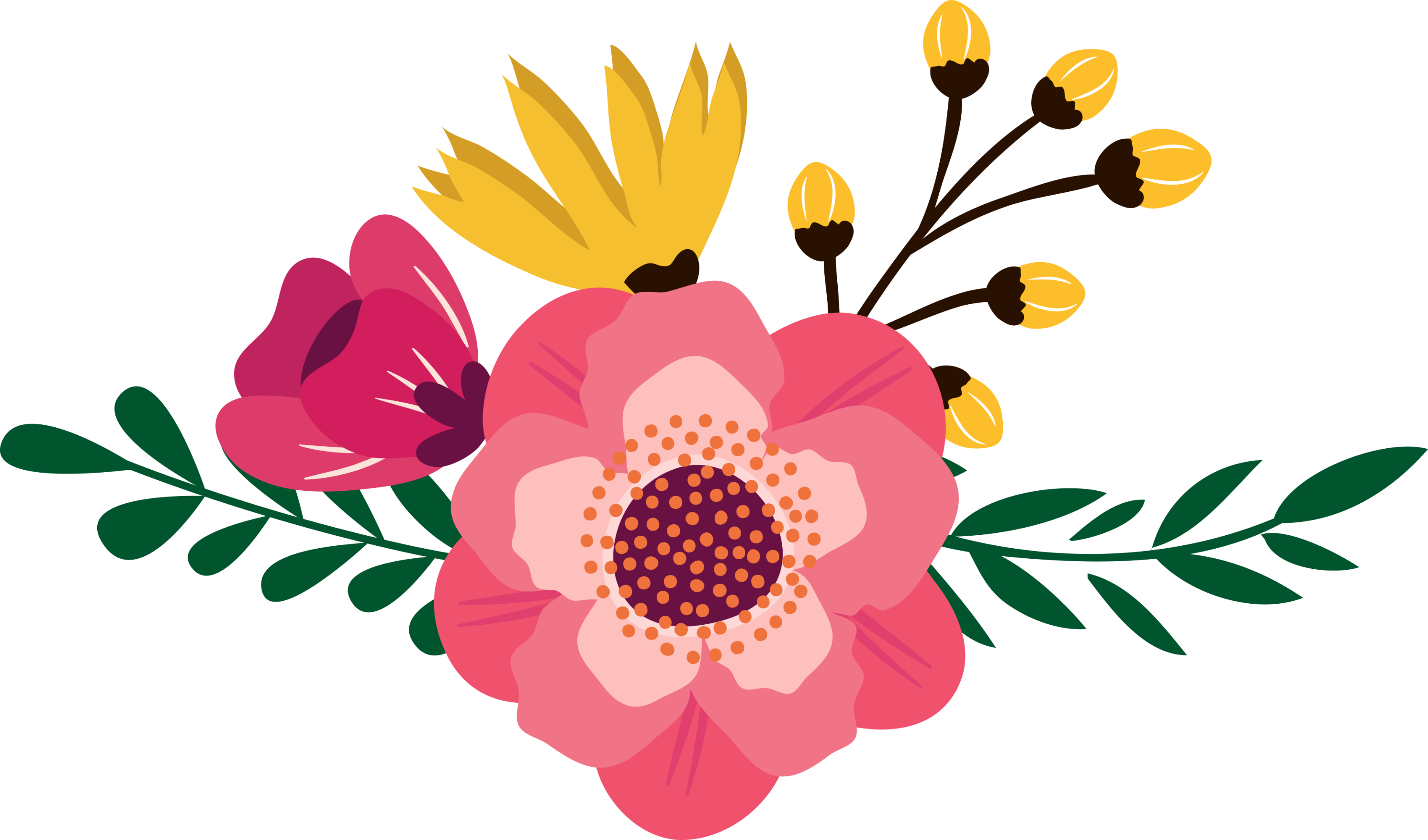 Download #flower #blume #boho - Boho Flower Clip Art - Png Download ...