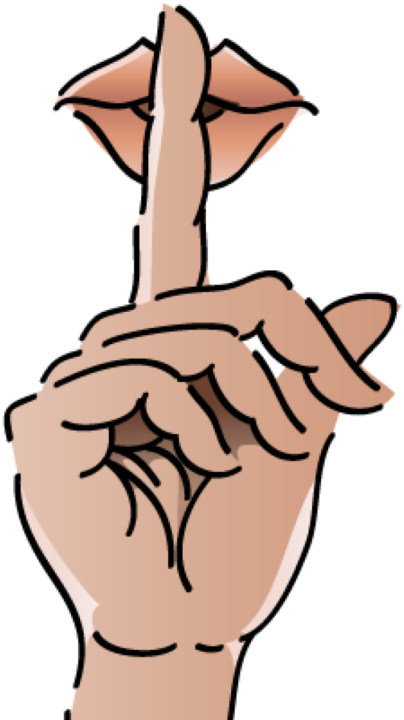 Shhh Clipart Quiet Student - Shhh Secret Clipart - Png Download - Full ...