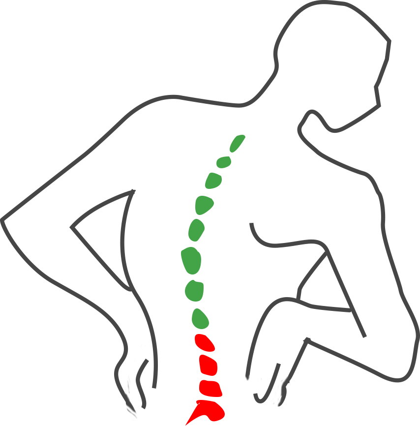 Low Back Pain Line Art Clipart - Full Size Clipart (#5480683) - PinClipart