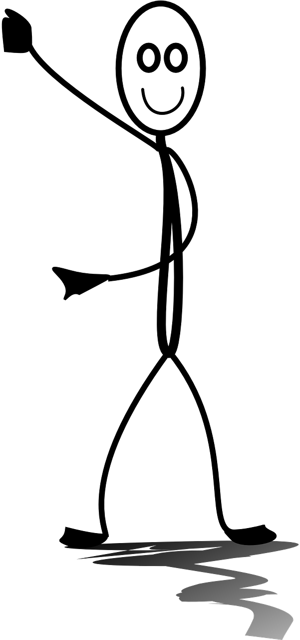 Happy Stick Figure Png Clipart - Full Size Clipart (#5481539) - PinClipart