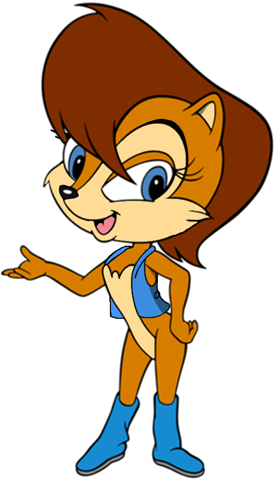 Sally Is A Chipmunk - Princess Sally Acorn Clipart - Full Size Clipart ...