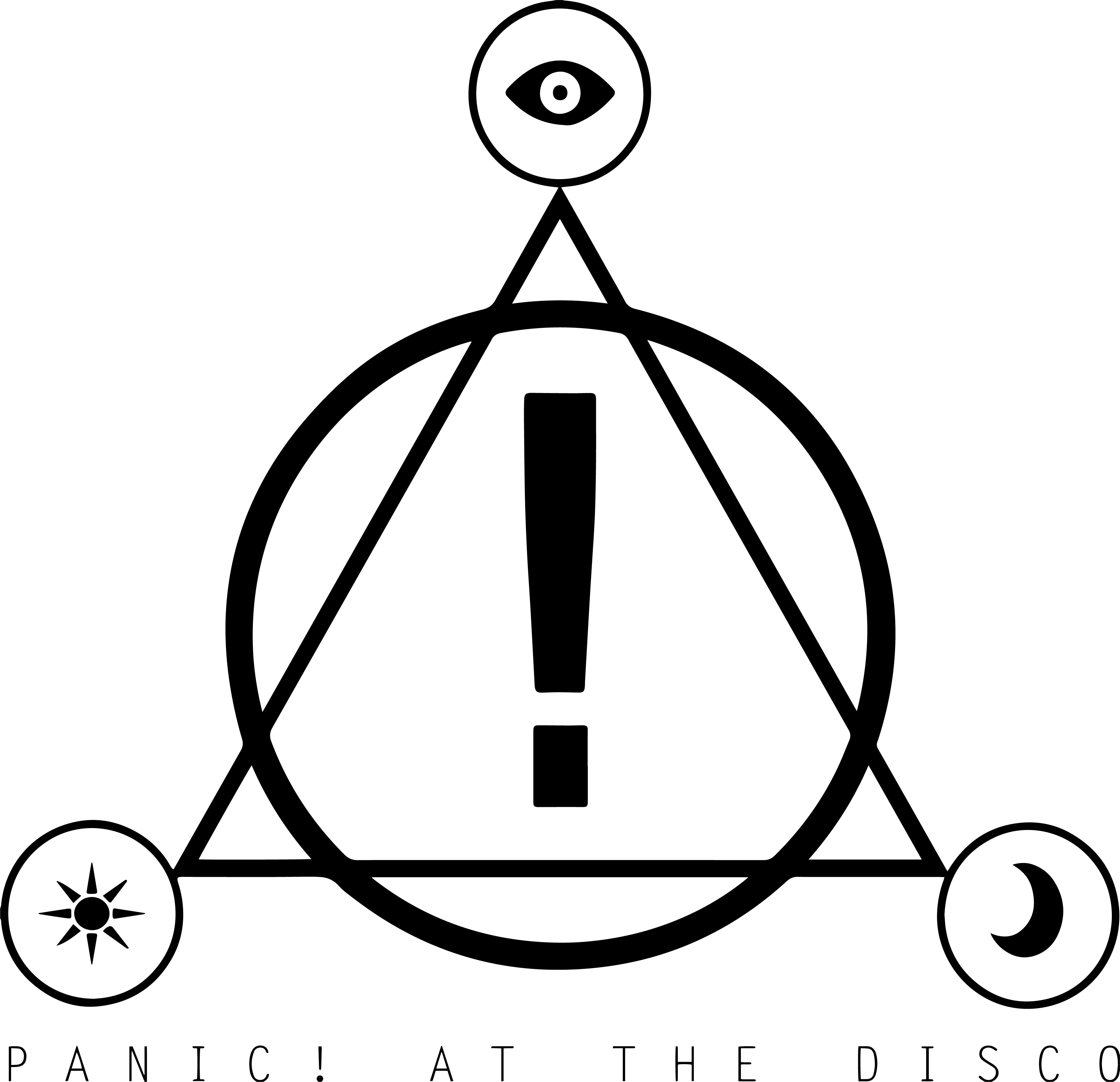 Panic At The Disco Logo Clipart - Full Size Clipart (#5488621) - PinClipart