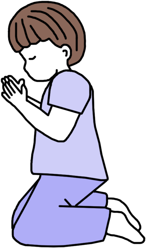 Pray Clipart Child Prayer - Transparent Prayer Cartoon Png - Full Size ...