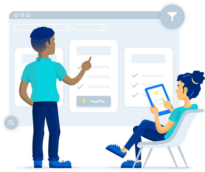 Comparing Data - Cartoon Clipart - Full Size Clipart (#5490863 ...