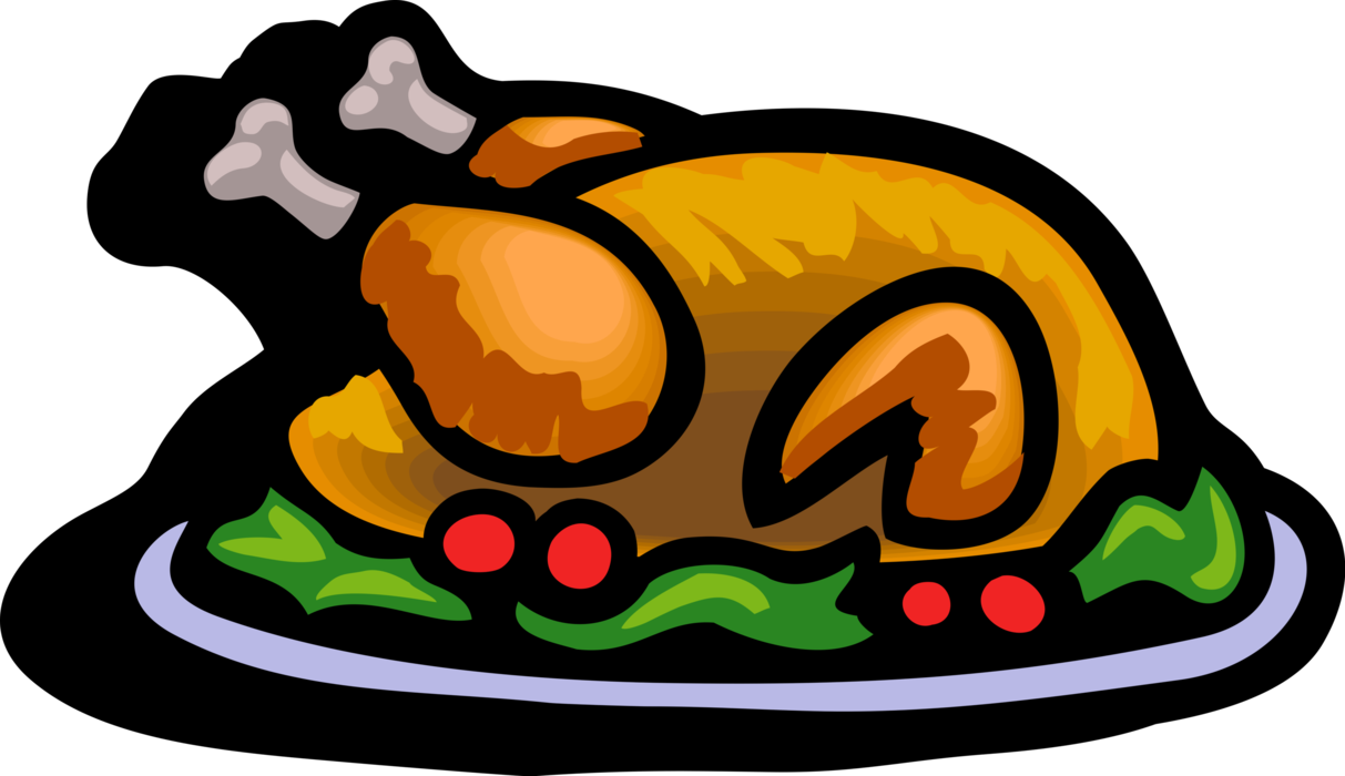 Vector Illustration Of Traditional Thanksgiving And - Turkey ...