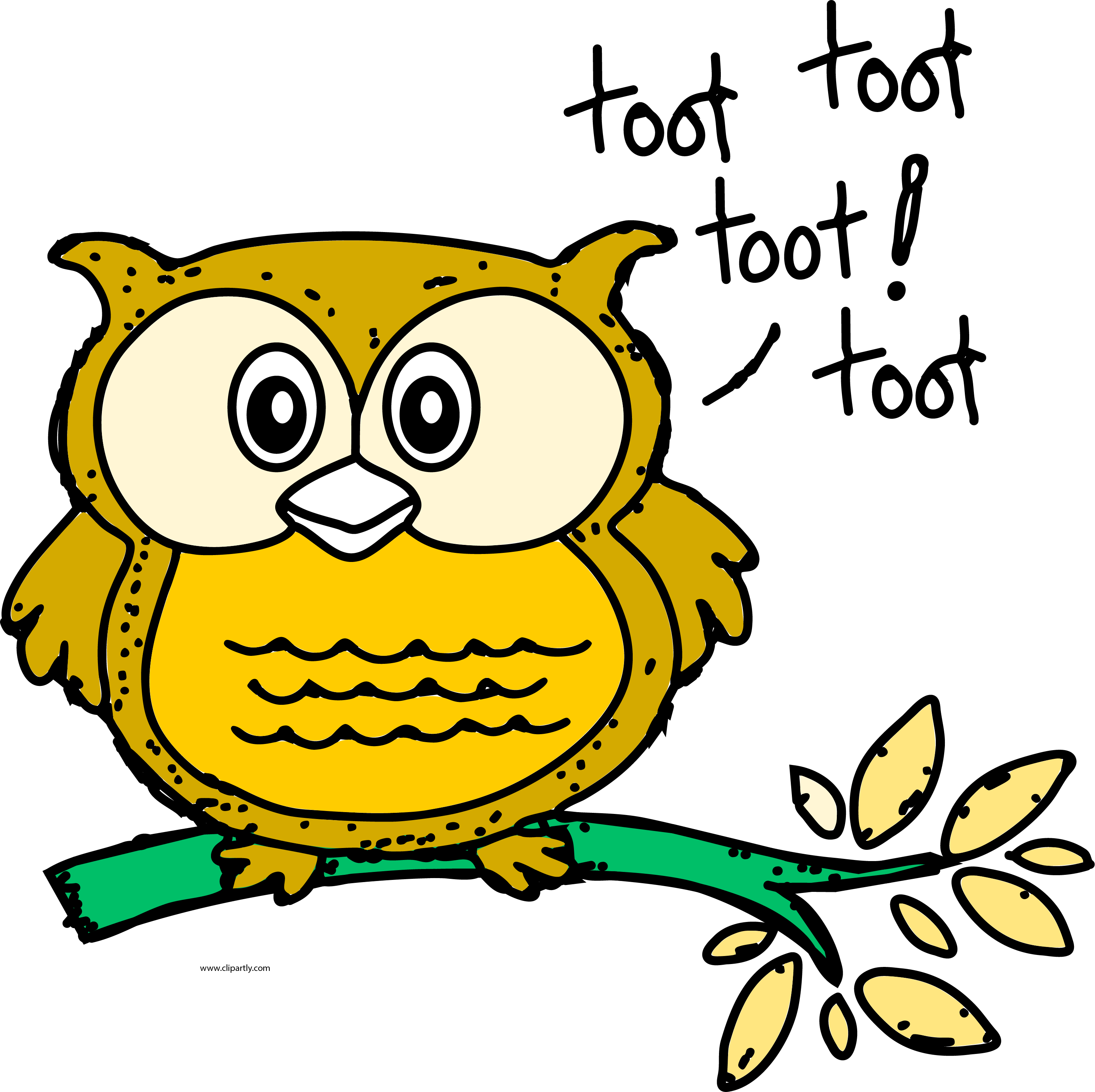Toot Toot Owl Clipart Png Download - Toot Clipart Transparent Png ...