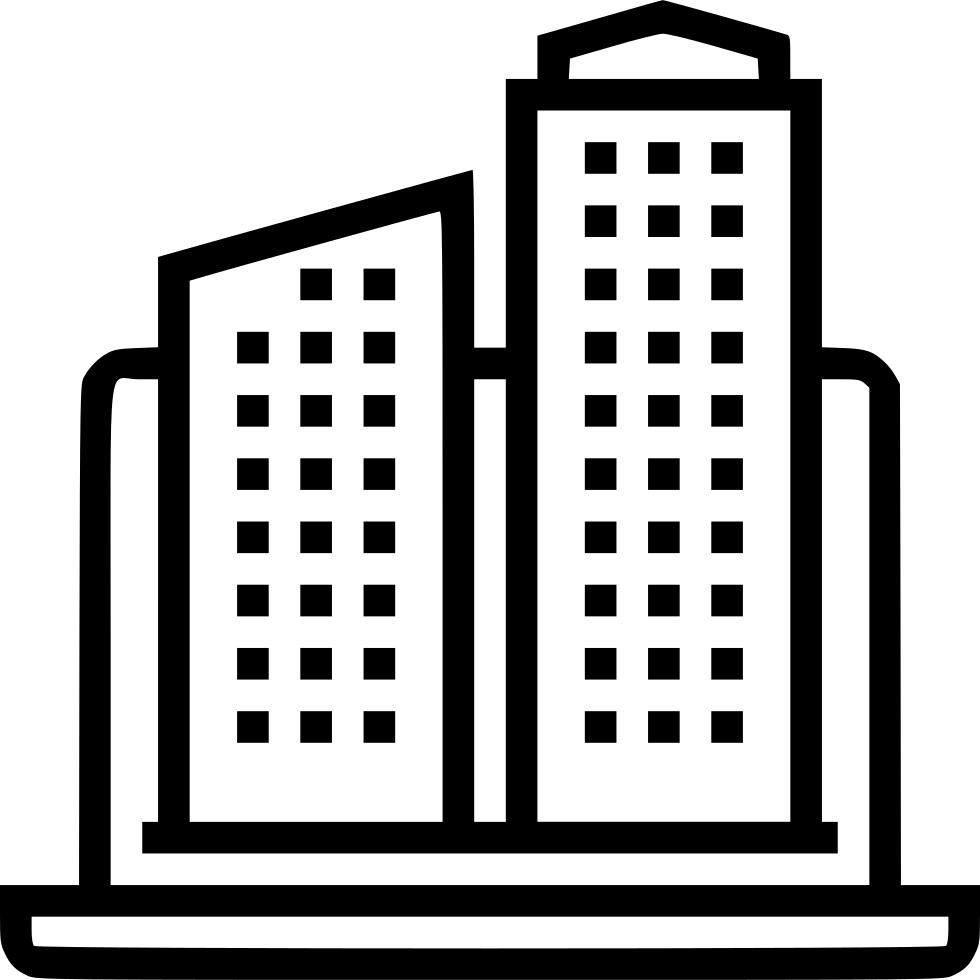 Download Office Building - White Building Icon Png Clipart (#5498573 ...
