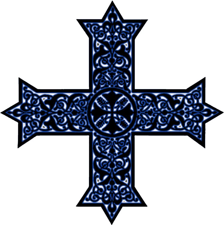Coptic Crosses In Black, White And Color Combinations - Coptic Orthodox ...