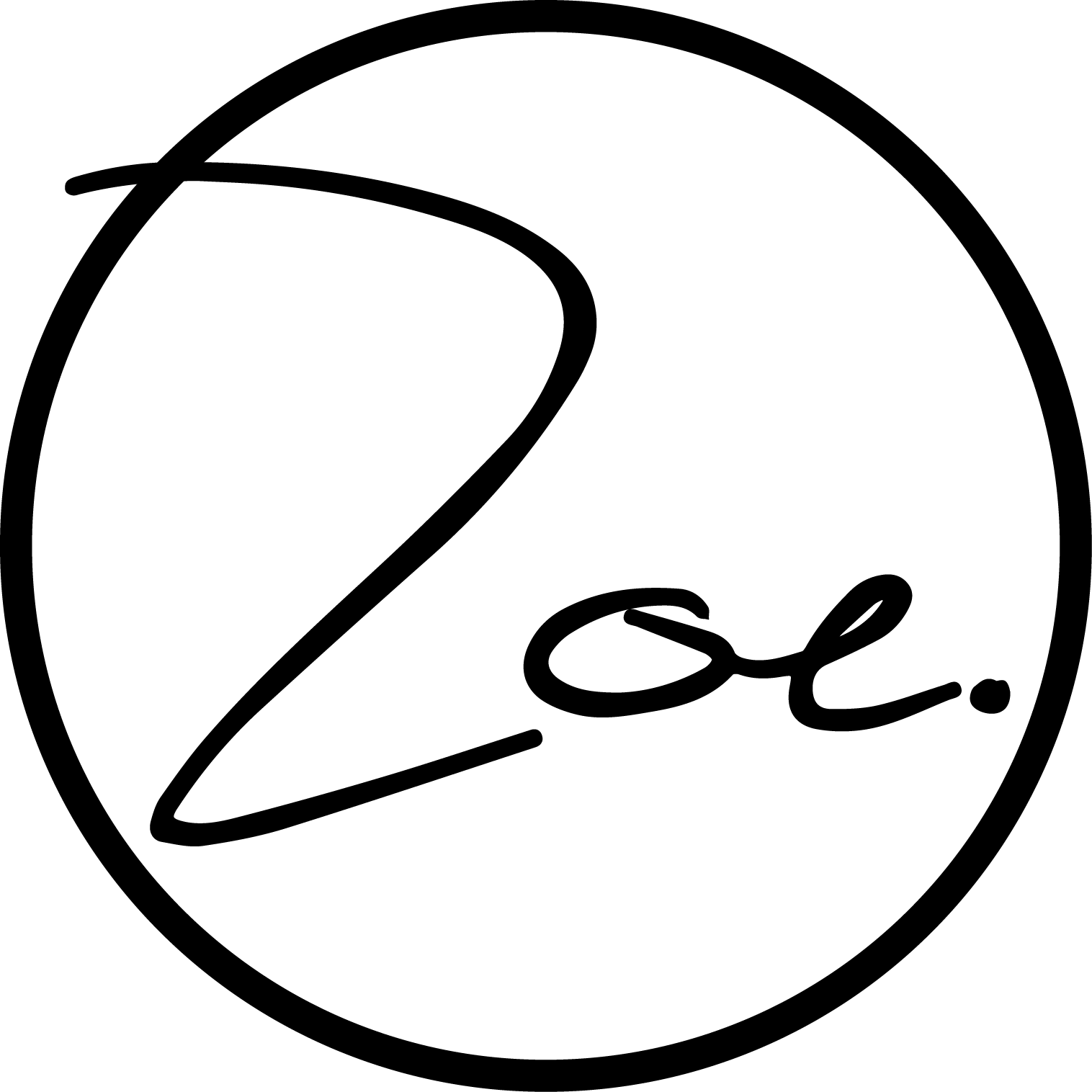 Zoe Logo - Line Art Clipart - Full Size Clipart (#553699) - PinClipart