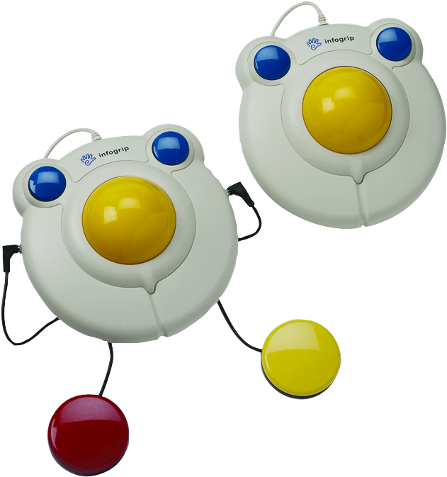 Ablenet Bigtrack Trackball Mouse Clipart - Full Size Clipart (#554531 ...