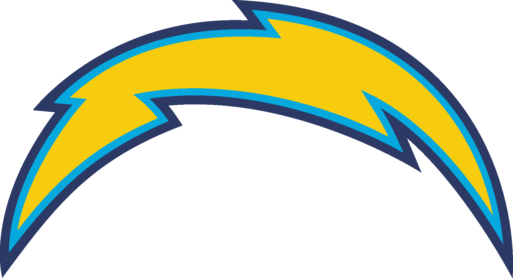 Nfl San Diego Chargers Wall Graphics 4pc Teammate Stickers, Clipart ...