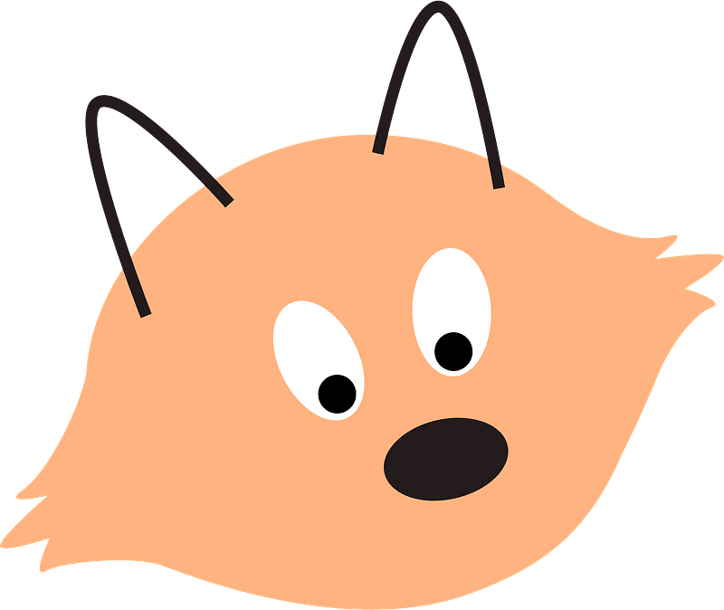 Fox Head Clipart - Png Download - Full Size Clipart (#5500466) - PinClipart