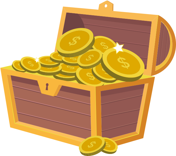 Treasure Chest Full Of Money - Treasure Clip Art - Png Download - Full ...