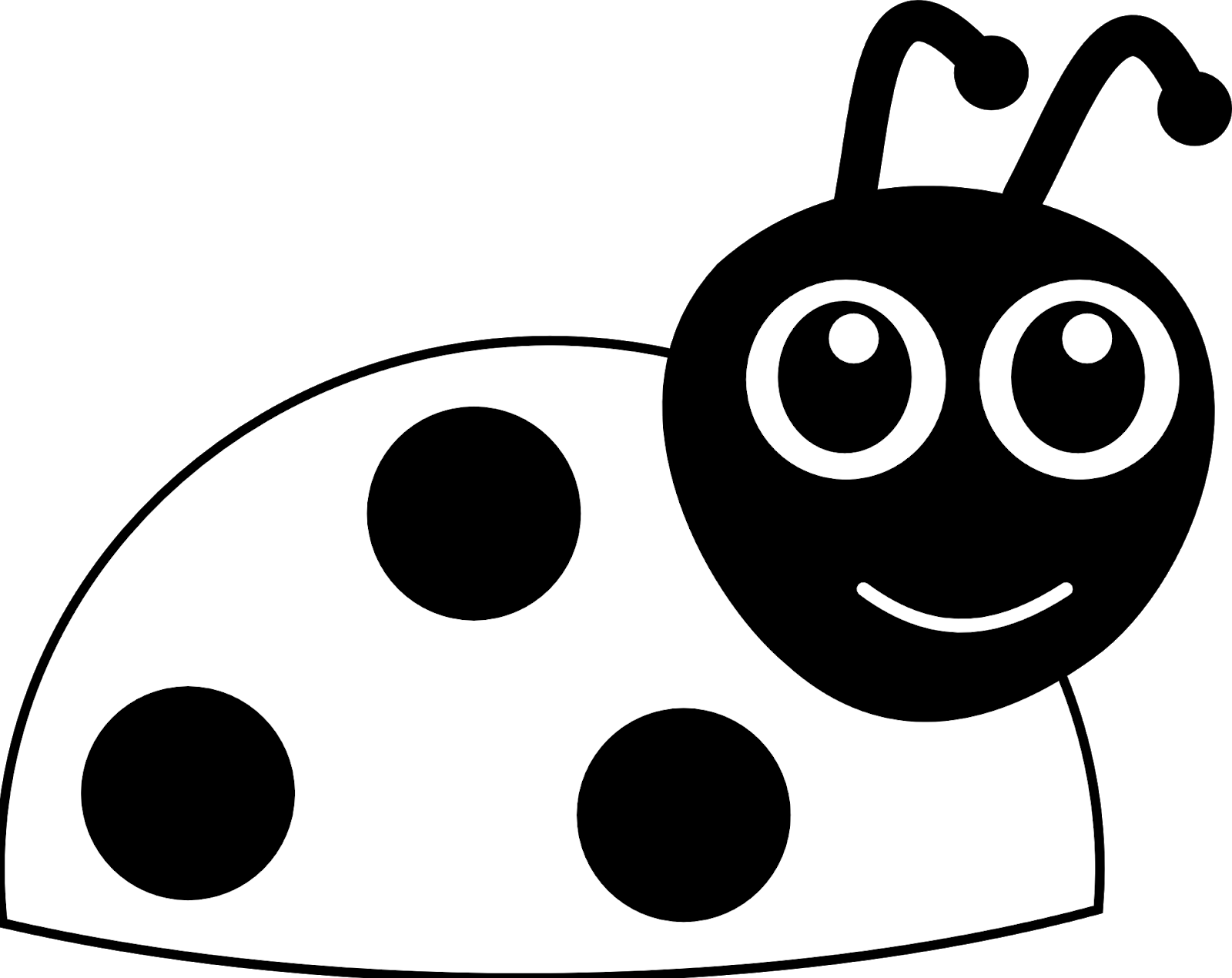 Black And White Clip Art Thank You - Clip Art Black And White Ladybug ...