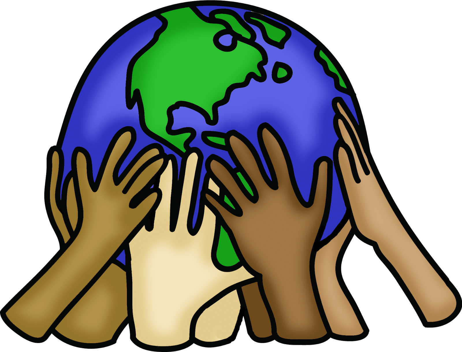 Earth Day Clipart - Earth In Hands Clip Art - Png Download - Full Size ...