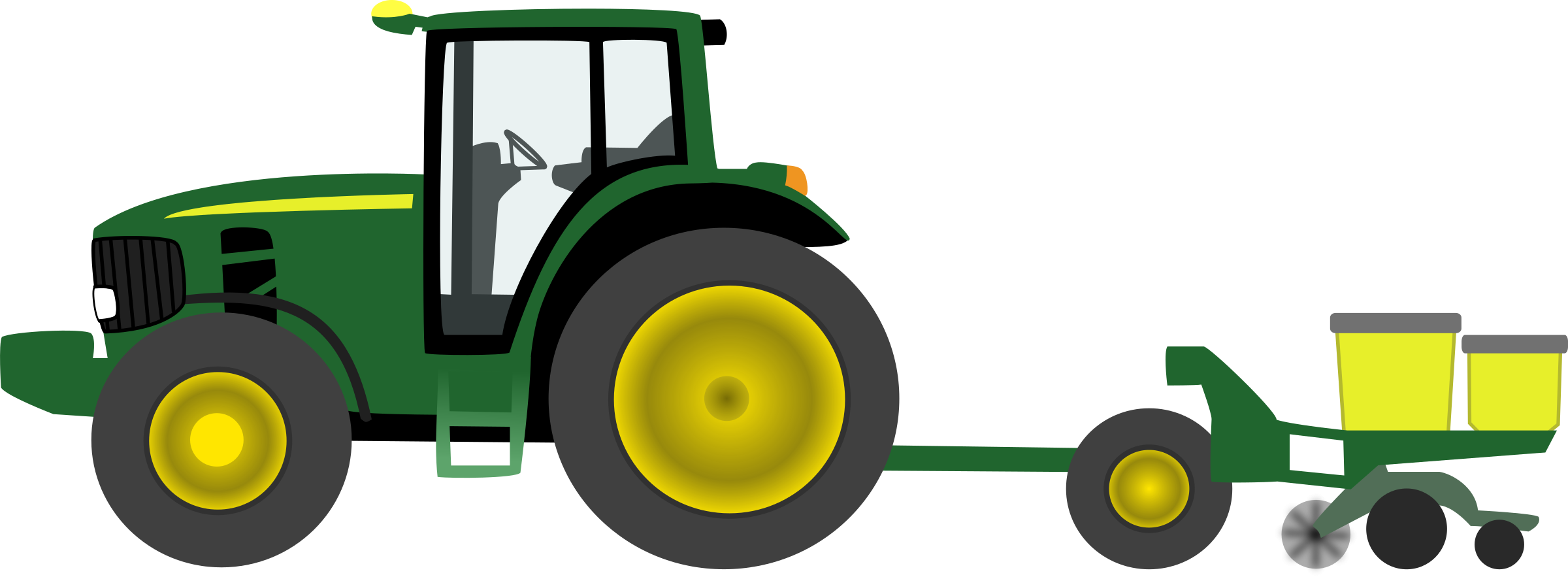 Download Green Tractor Clip Art John Deere Free Cliparts - Transparent John Deere Tractor ...