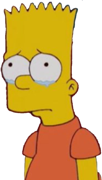 Download Bart Drawing Depressed Transparent Png Clipart Free - Bart ...