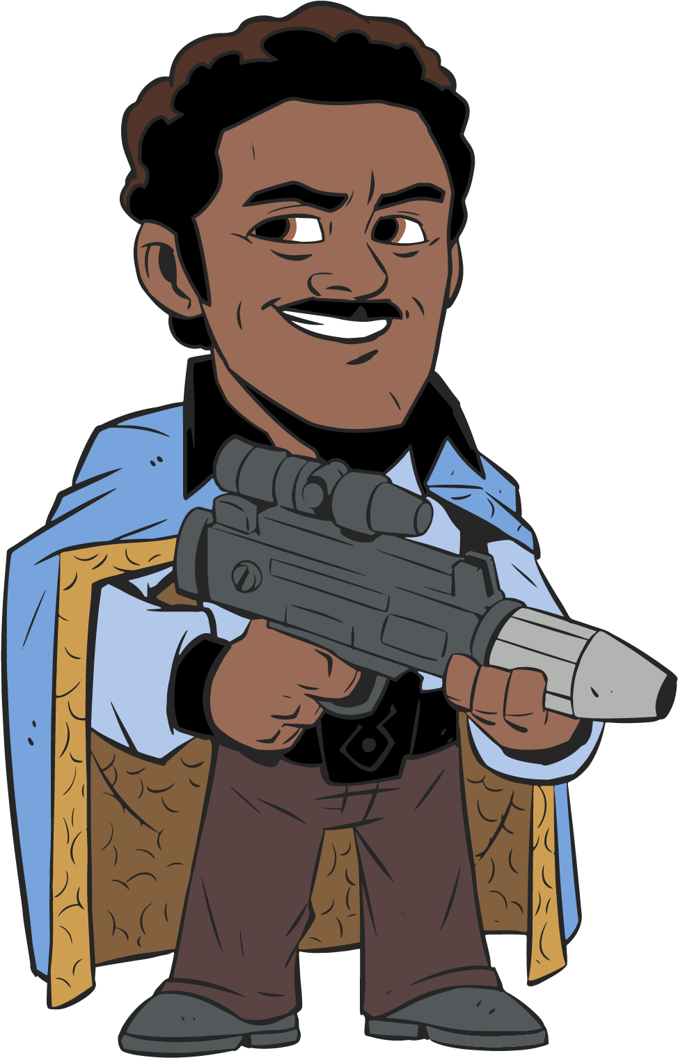 Star Wars Lando Cartoon Clipart - Full Size Clipart (#5509545) - PinClipart