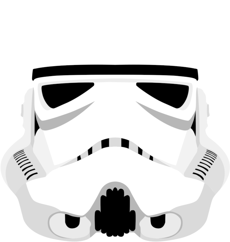 Stormtrooper Helmet Vector - Stormtrooper Helmet Transparent Background ...