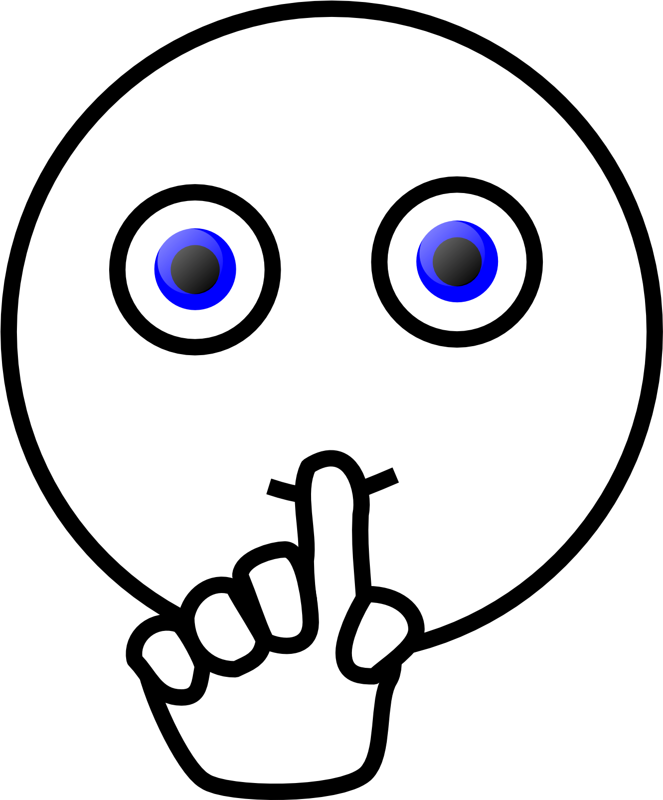 Quiet Clipart , Png Download - Quiet Clipart Black And White ...