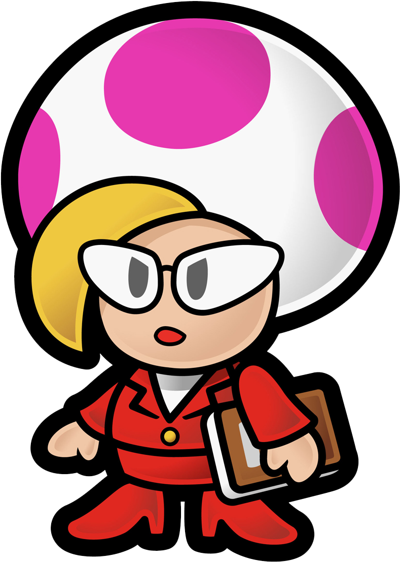 Paper Mario Wiki - Girl Toad Paper Mario Clipart - Full Size Clipart ...