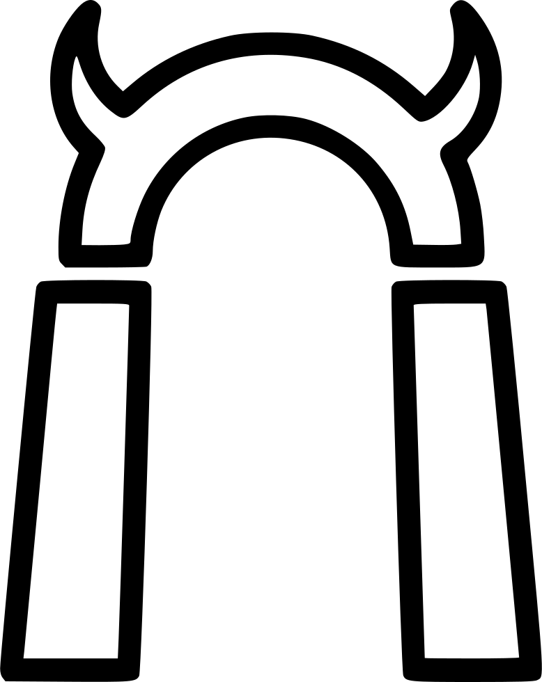 Gate Entrance Hell Devil Demon - Hell Icon Clipart - Full Size Clipart ...