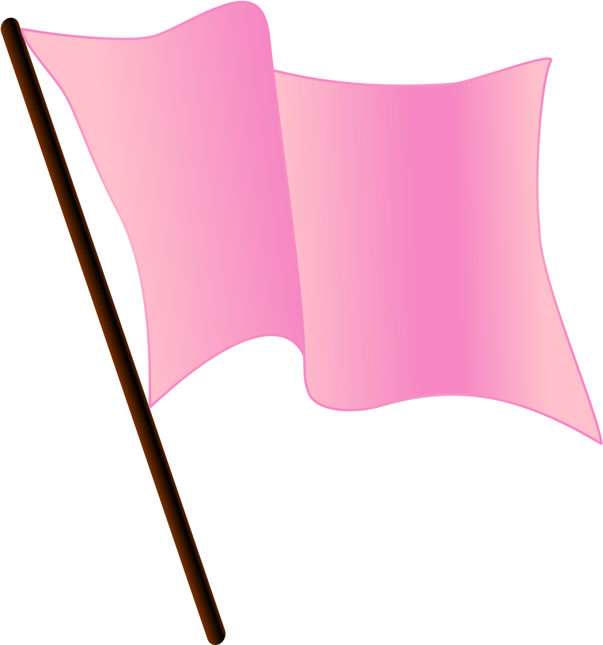 Pink Flag Clip Art - Png Download - Full Size Clipart (#5517451 ...