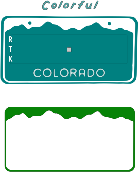 Text,line,green - Colorado License Plate Clip Art - Png Download - Full ...