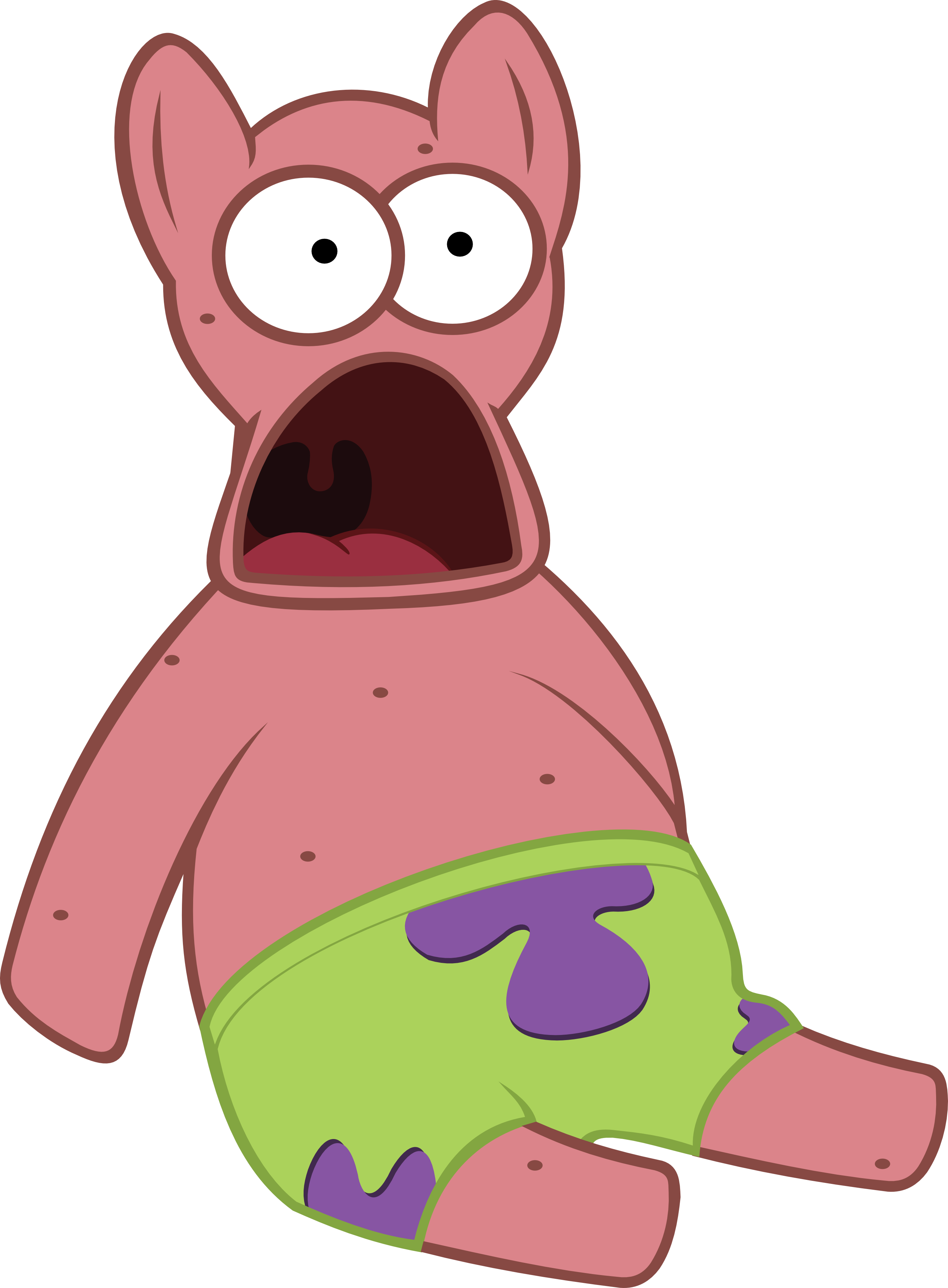 Patrick Star Spongebob Squarepants - Surprised Patrick Transparent Png Clipart - Full Size ...