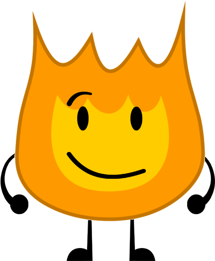 Bfb Firey Sitting Clipart - Full Size Clipart (#5521178) - PinClipart
