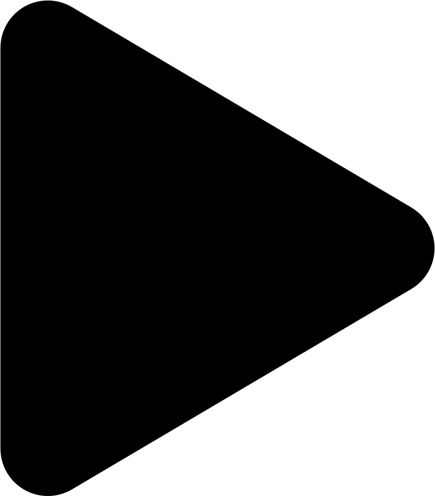 Arrowhead Right - Rounded Play Button Png Clipart - Full Size Clipart ...